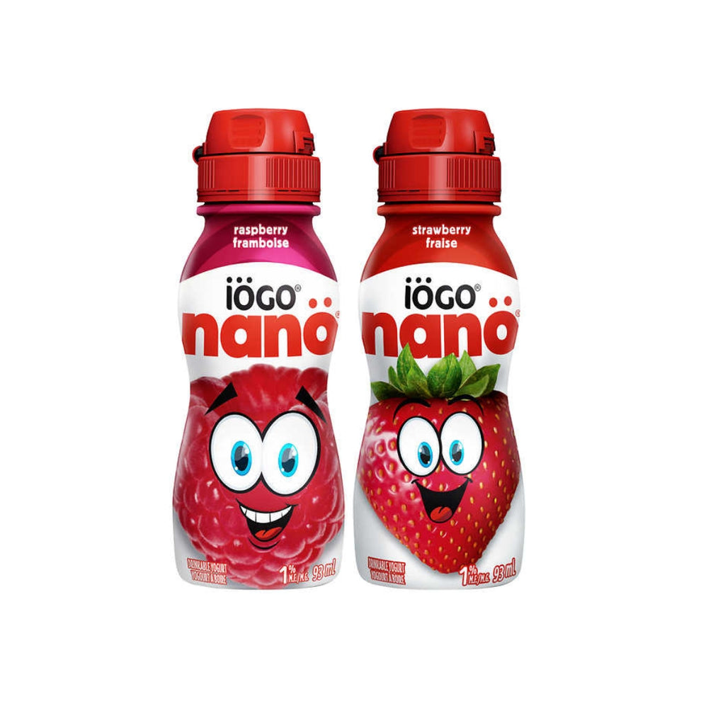 Iogo Nano Yogurt Drink - Assorted Flavours (24 Units x 93ml Per Case ...